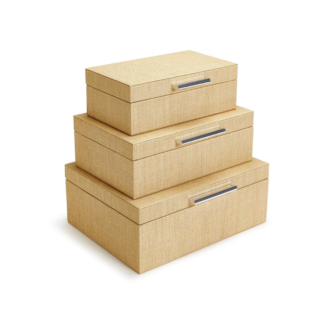 Terra Cane Boxes with Lining – Beach Haus Interiors